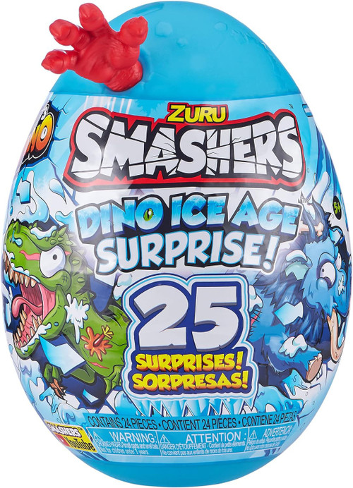Smashers Series 3 Dino Ice Age Pterodactyl EPIC Mystery Egg Red, Over ...