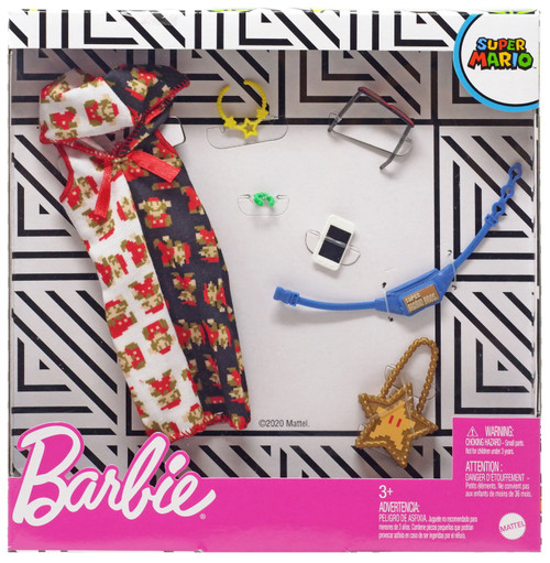 Barbie Super Mario Fashion Pack Version 4 Mattel Toys - ToyWiz