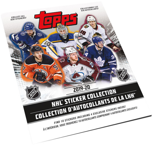 NHL Topps 2019-20 Hockey Sticker Collection Album Panini - ToyWiz
