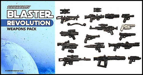 BrickArms Blaster Pack - Revolution Weapons Pack - ToyWiz