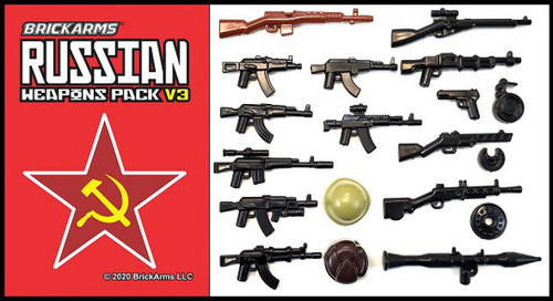 Brickarms Russian Pack V3 Weapons Pack Toywiz