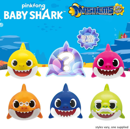 Baby Shark MashEms Series 1 Baby Shark Mystery Box 20 Packs Basic Fun ...