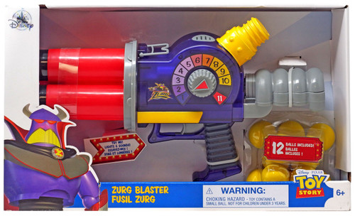 Disney Pixar Toy Story Zurg Blaster Exclusive Toy Purple Glow In The