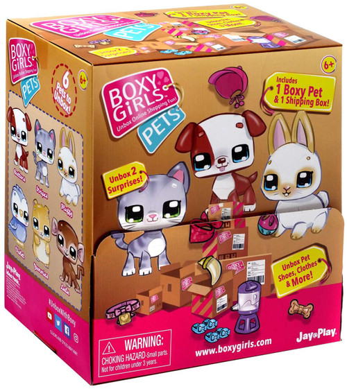 Boxy Girls Pets Mystery Box 18 Packs Jay at Play - ToyWiz