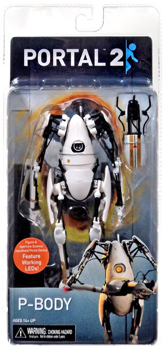 Portal 2 P-body 7 Action Figure NECA Collectibles - ToyWiz