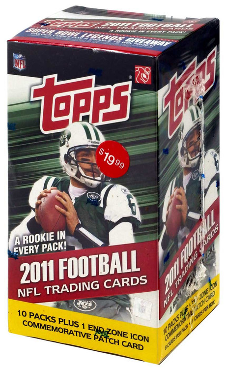 NFL Topps 2011 Topps Football Cards Trading Card BLASTER Box 10 Packs ...