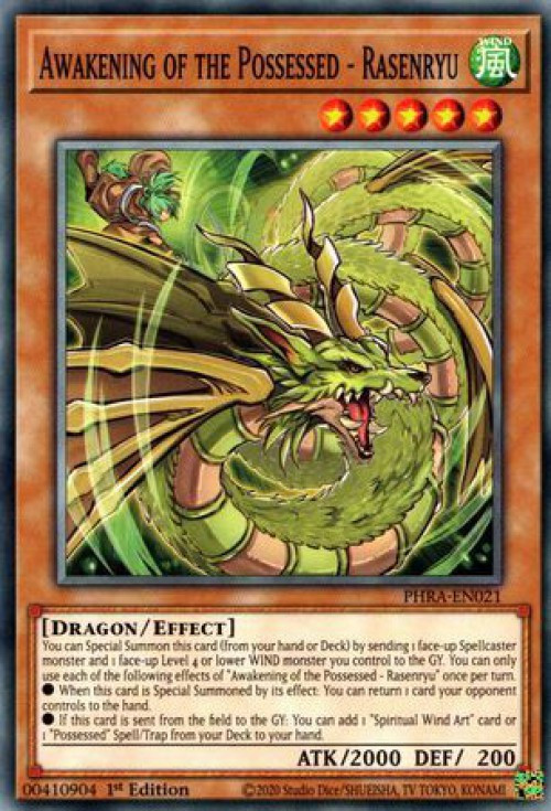 YuGiOh Trading Card Game Phantom Rage Single Card Common Awakening of ...