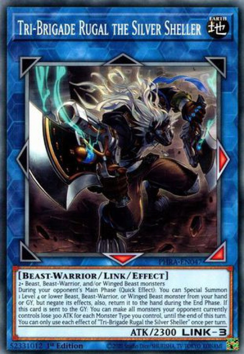 YuGiOh Trading Card Game Phantom Rage Single Card Common Tri-Brigade ...