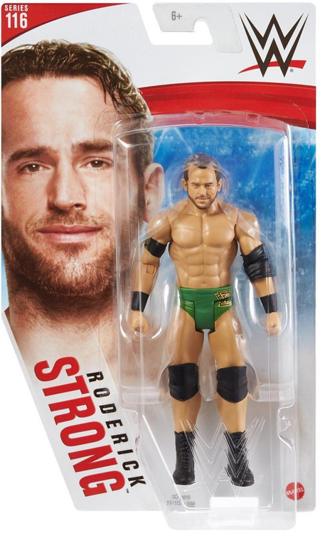 WWE Wrestling Series 116 Roderick Strong 6 Action Figure Green Shorts ...