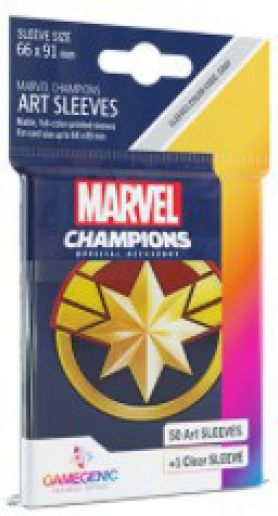 Marvel Marvel Champions LCG Captain Marvel Standard Card Sleeves ...