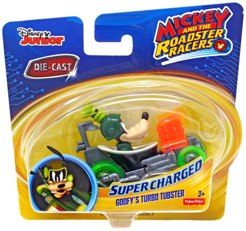 Fisher Price Disney Mickey Roadster Racers Goofys Turbo Tubster Diecast ...