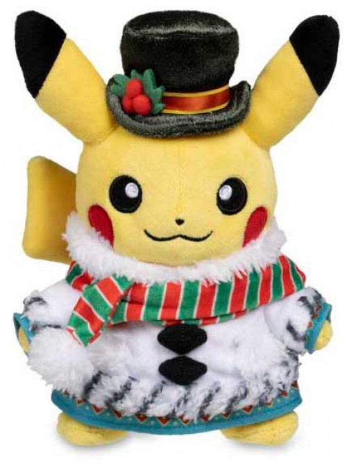 Pokemon Winter Carnival Pikachu Exclusive 7.75 Plush Pokemon Center ...
