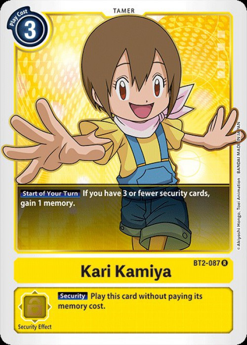 Digimon Trading Card Game Release Special Booster Single Card Rare Kari ...