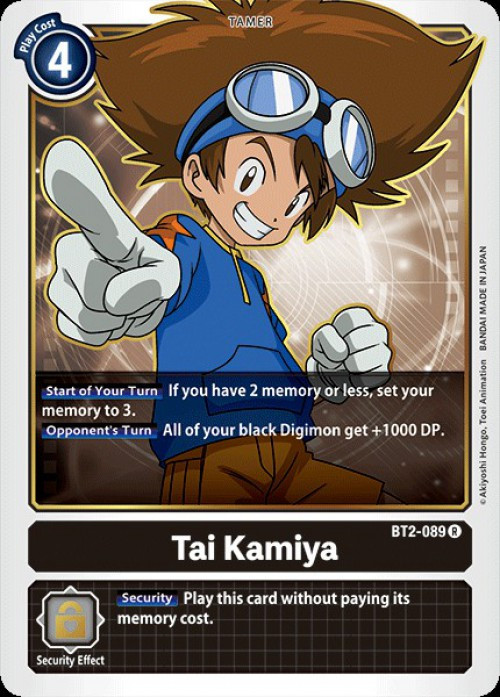 Digimon Trading Card Game Release Special Booster Single Card Rare Tai ...
