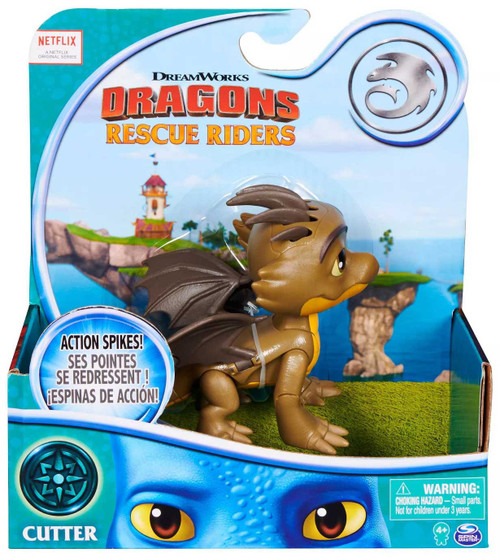 How to Train Your Dragon Rescue Riders Basic Dragons Cutter Figure Spin ...