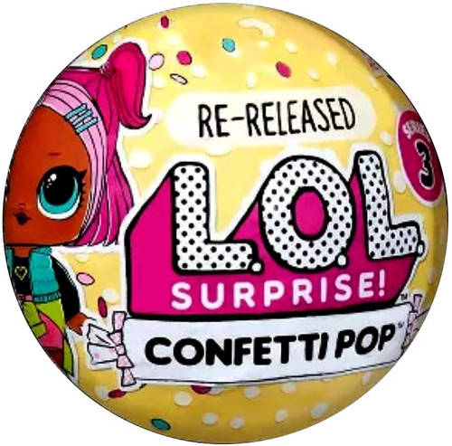 LOL Surprise Confetti Pop Re-Released Series 3 Dawn Mystery Pack MGA ...