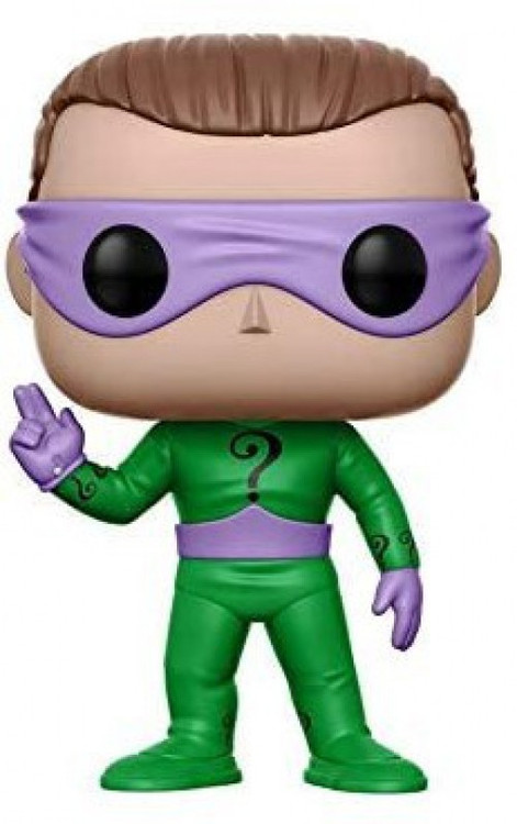Funko DC 1966 TV Series POP Heroes The Riddler Vinyl Figure 183 Wearing ...