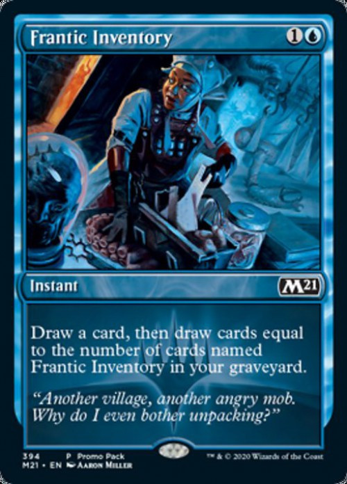 Magic The Gathering 2021 Core Set Single Card Common Frantic Inventory ...