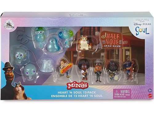 Disney Pixar Soul MINIS Heart N Soul Exclusive Mini Figure 12-Pack Play ...