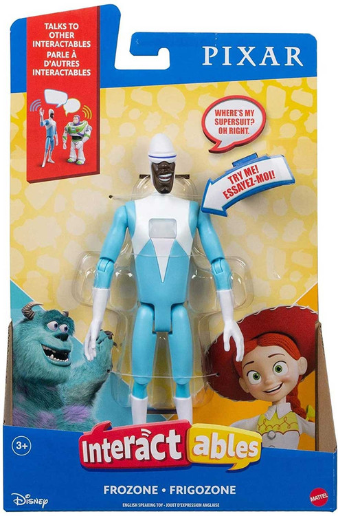 Disney Pixar The Incredibles Interactables Frozone Action Figure Mattel ...