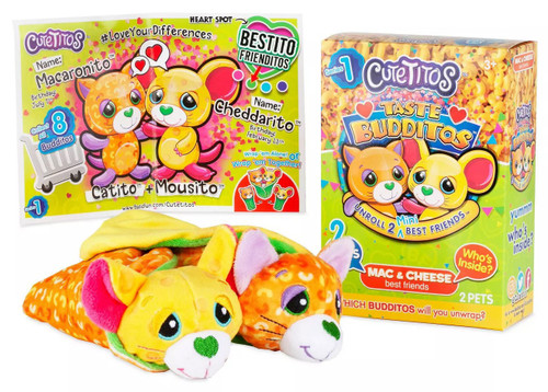 Cutetitos Taste Budditos Series 1 Mac Cheese Mystery 2-Pack Basic Fun ...