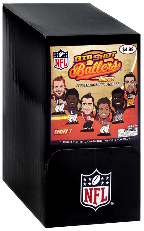 NFL Big Shot Ballers Football Series 1 Mystery Box 32 Packs Party ...