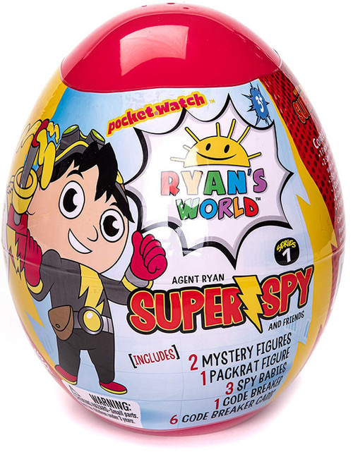 Ryans World Super Spy Series 1 Agent Ryan Friends Micro Egg Exclusive ...