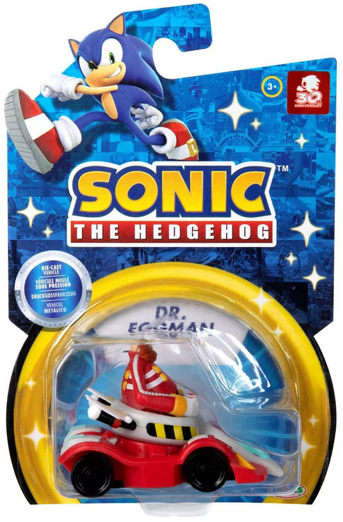 Sonic The Hedgehog Dr. Eggman Diecast Vehicle Egg Booster Jakks Pacific ...
