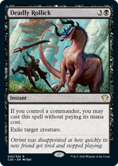 Magic The Gathering Commander 2020 Single Card Rare Deadly Rollick 42 ...