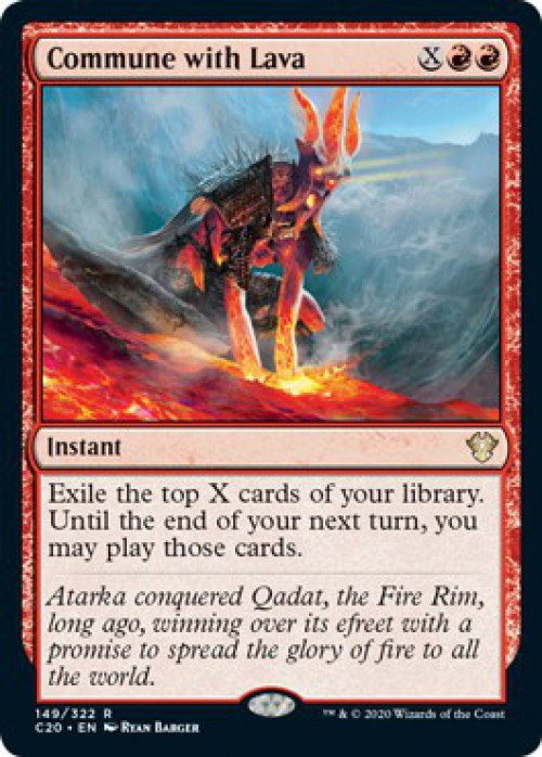 Magic The Gathering Commander 2020 Single Card Rare Commune with Lava ...