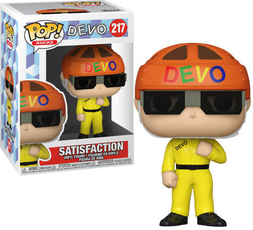 Funko Devo POP Rocks Satisfaction Vinyl Figure 217 Yellow Suit - ToyWiz