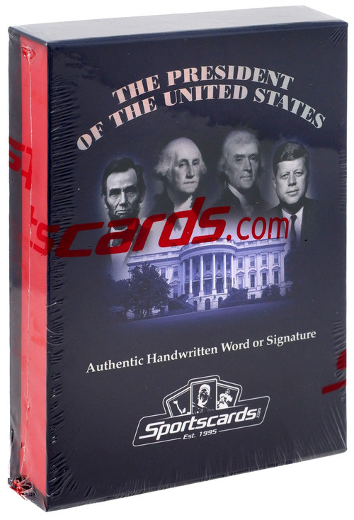 A Word from The President of the United States Trading Card Box ...