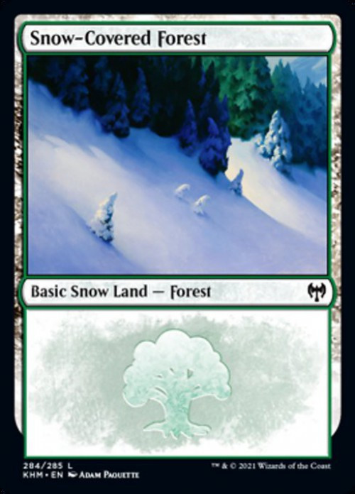 Magic The Gathering Trading Card Game Kaldheim Single Card Common Snow ...