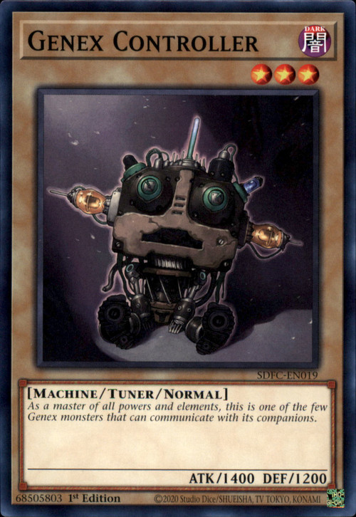 YuGiOh Freezing Chains Single Card Common Genex Controller SDFC-EN019 ...