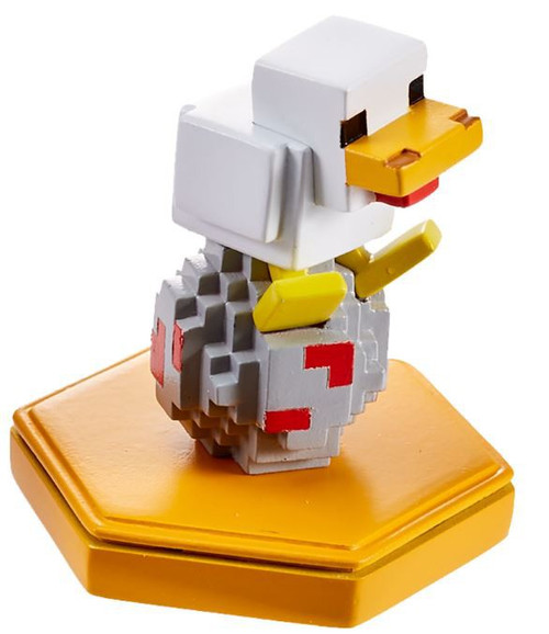Minecraft Earth Spawning Chicken Mini Figure Loose Mattel Toys - ToyWiz