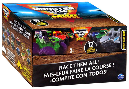 Monster Jam MINI Series 1 Mystery Box 24 Packs Spin Master - ToyWiz