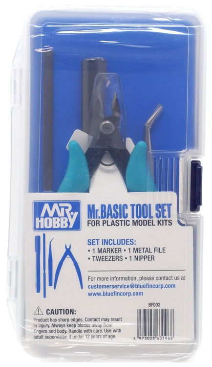 Mr. Hobby Mr. Basic Tool Set for Plastic Model Kits - ToyWiz