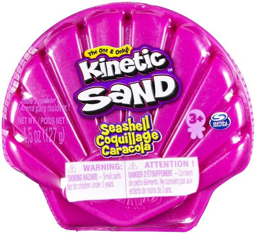 Kinetic Sand Seashell PINK 4.5 Ounce Pack Spin Master - ToyWiz