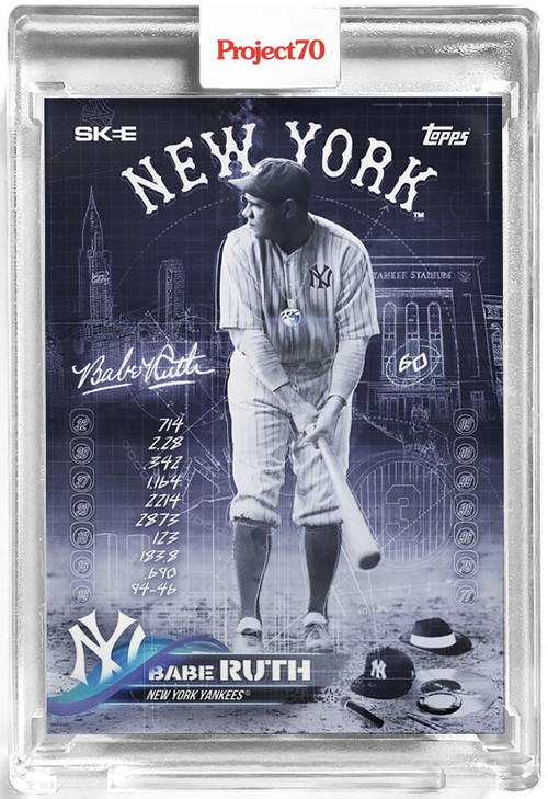MLB Topps Project70 Baseball 2018 Babe Ruth Exclusive Trading Card 3 ...
