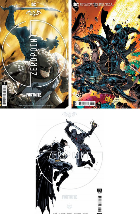 DC Comics Batman Fortnite Zero Point 3 Main Cover 2 Variants Set of 3 ...