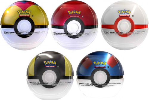 Pokemon 2021 Level, Poke, Premier, Ultra Great Balls Set of 5 Pokeball ...