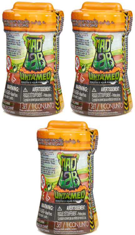 Mad Labs Untamed Minis Series 1 LOT of 3 Mystery Packs WowWee - ToyWiz