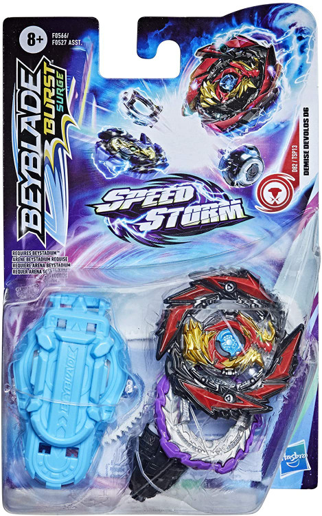 Beyblade Burst Rise Speedstorm Demise Devolos D6 Starter Pack Hasbro ...