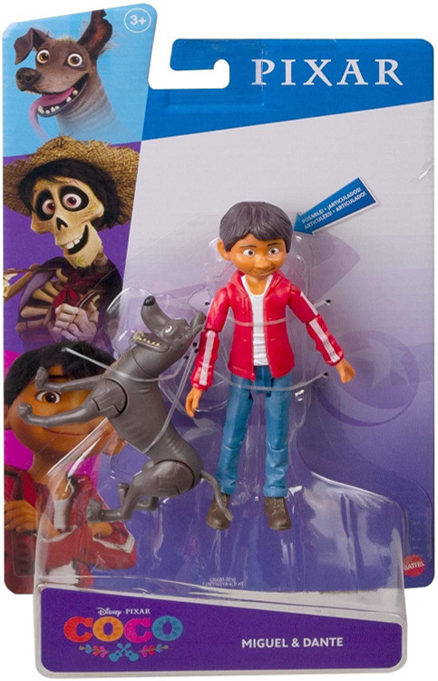 Disney Pixar Coco Miguel Dante 5 Action Figure 2-Pack Mattel - ToyWiz