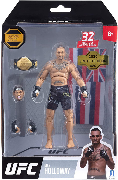 UFC Ultimate Series Max Holloway Action Figure 2020 Limited Edition ...
