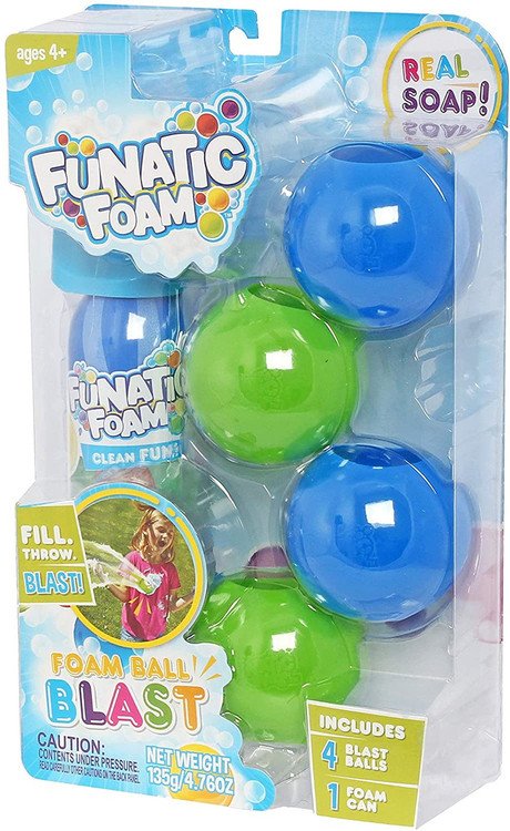 Funatic Foam Foam Ball Blast License 2 Play - ToyWiz