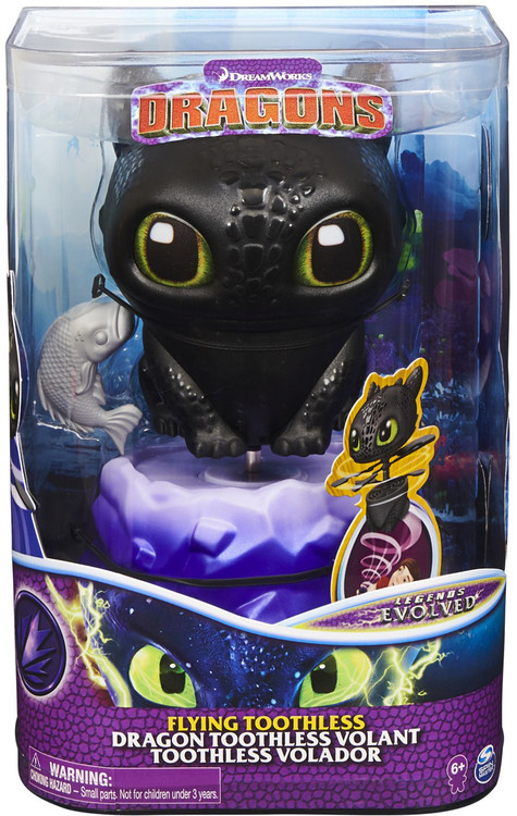 Dragons Legends Evolved Flying Toothless Spin Master - ToyWiz