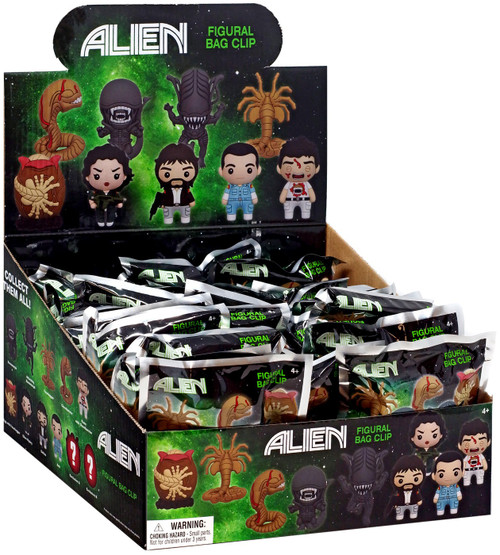 Alien vs Predator 3D Figural Foam Bag Clip Alien Mystery Box 24 Packs ...