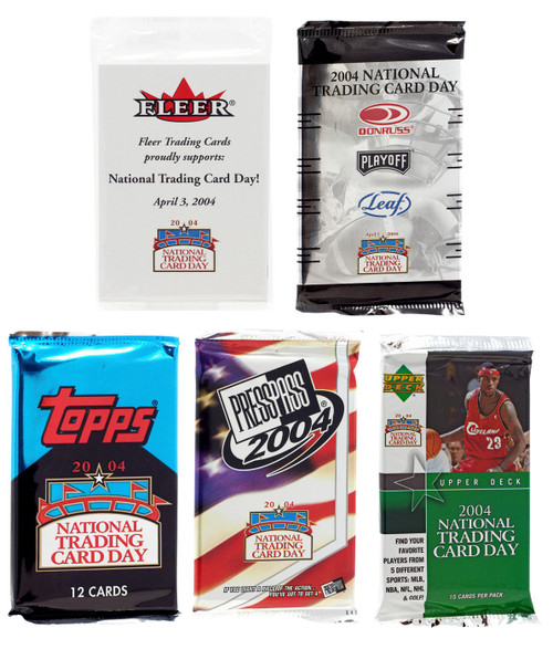National Trading Card Day National Trading Card Day Set 4 Packs - ToyWiz