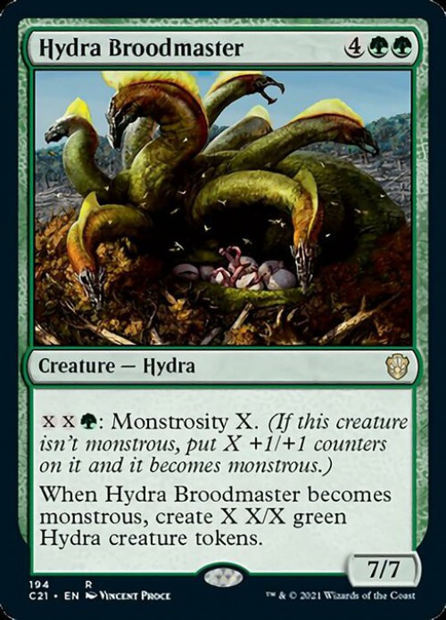 Magic The Gathering Commander 2021 Single Card Rare Hydra Broodmaster ...